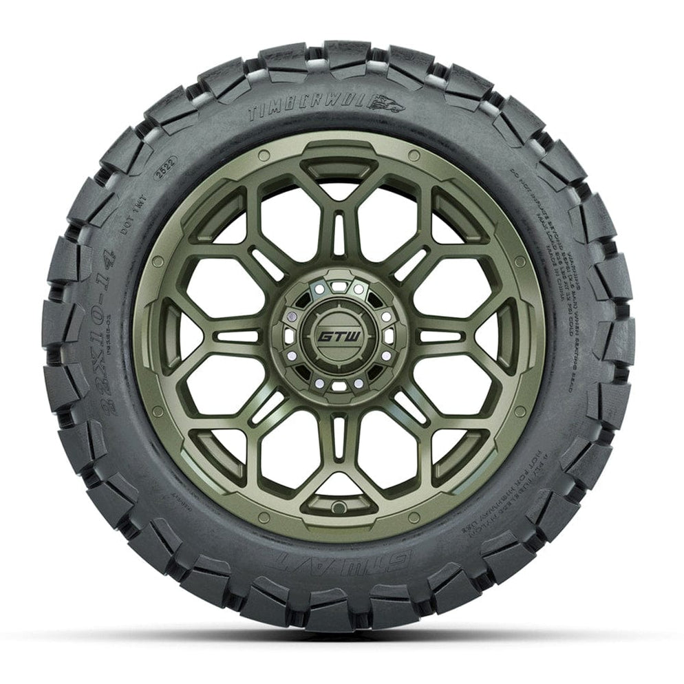 14" GTW® Bravo Wheels with 22" Timberwolf DOT Tires - Set of 4 - Selec ...