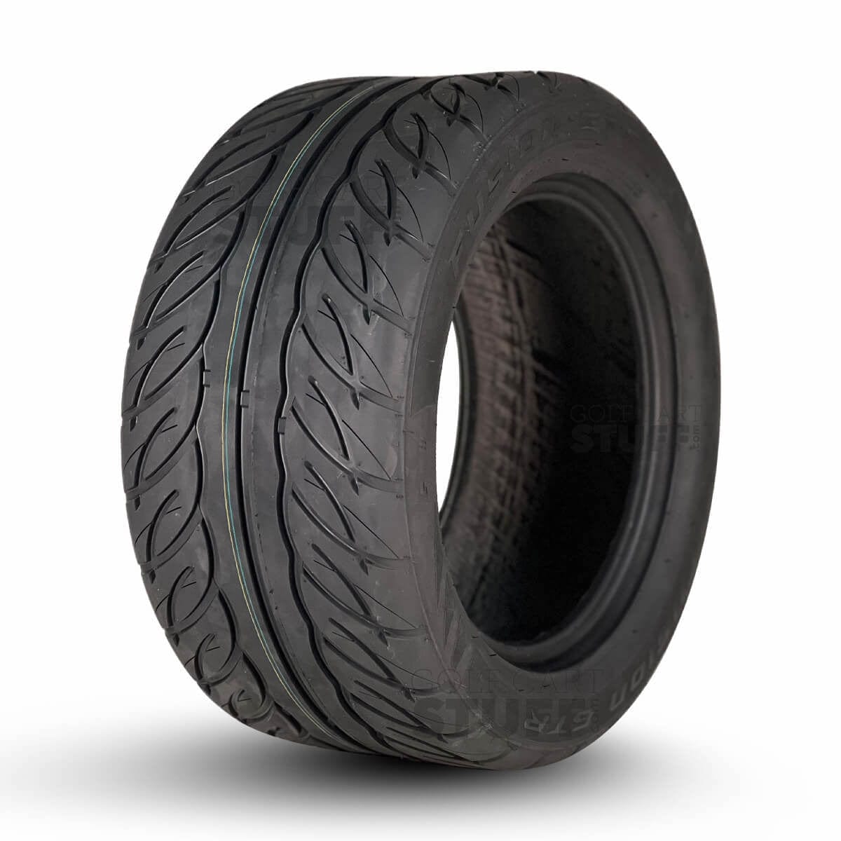 GTW Fusion GTR Steel Belted Radial Street/Turf Golf Cart Tires for 12 ...