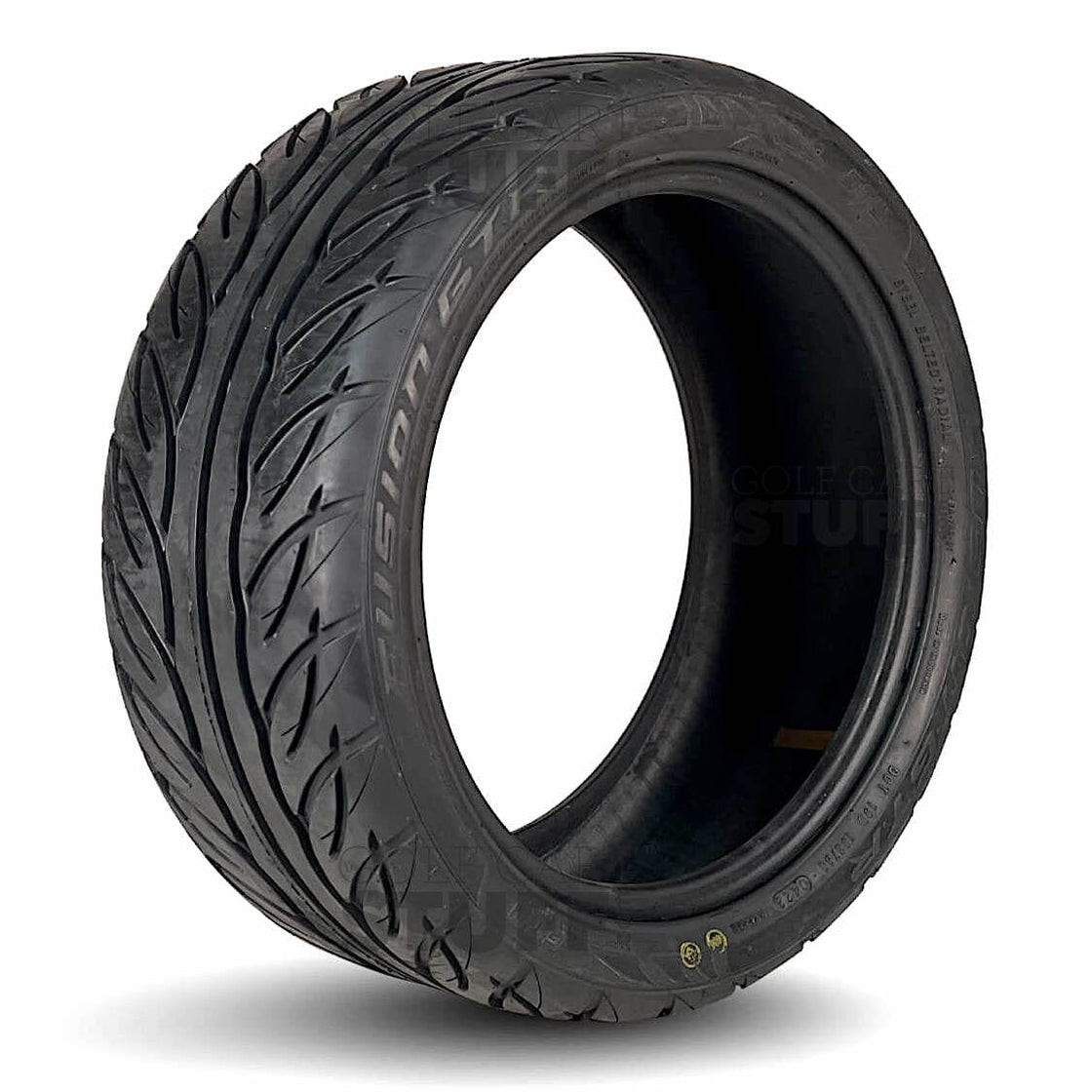 GTW Fusion GTR Steel Belted Radial Street/Turf Golf Cart Tires for 12 ...