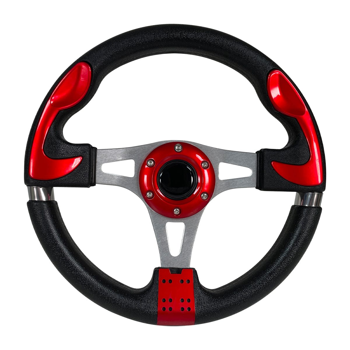 Red GTA1 Golf Cart Steering Wheel — GOLFCARTSTUFF.COM™