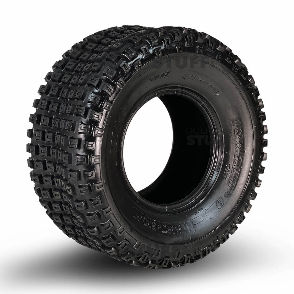 Wanda Knobby 18x9.50-8 Off Road Golf Cart Tire Only - 18" tall ...